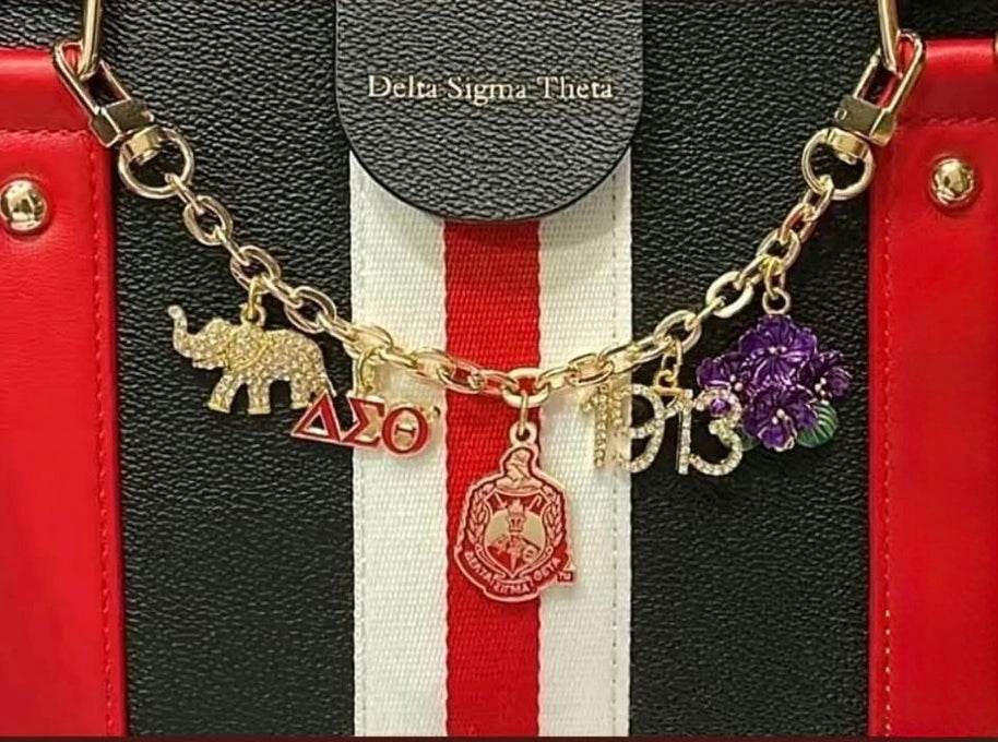 Delta Sigma Theta Purse Chain – LoveMeGreek1913