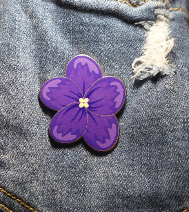DST Violet Pin – LoveMeGreek1913